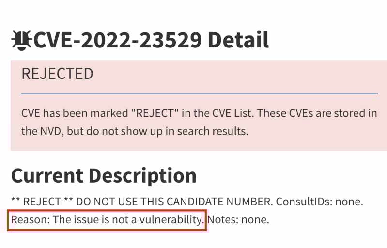 What happened to CVE-2022-23529? And what can we learn from it?